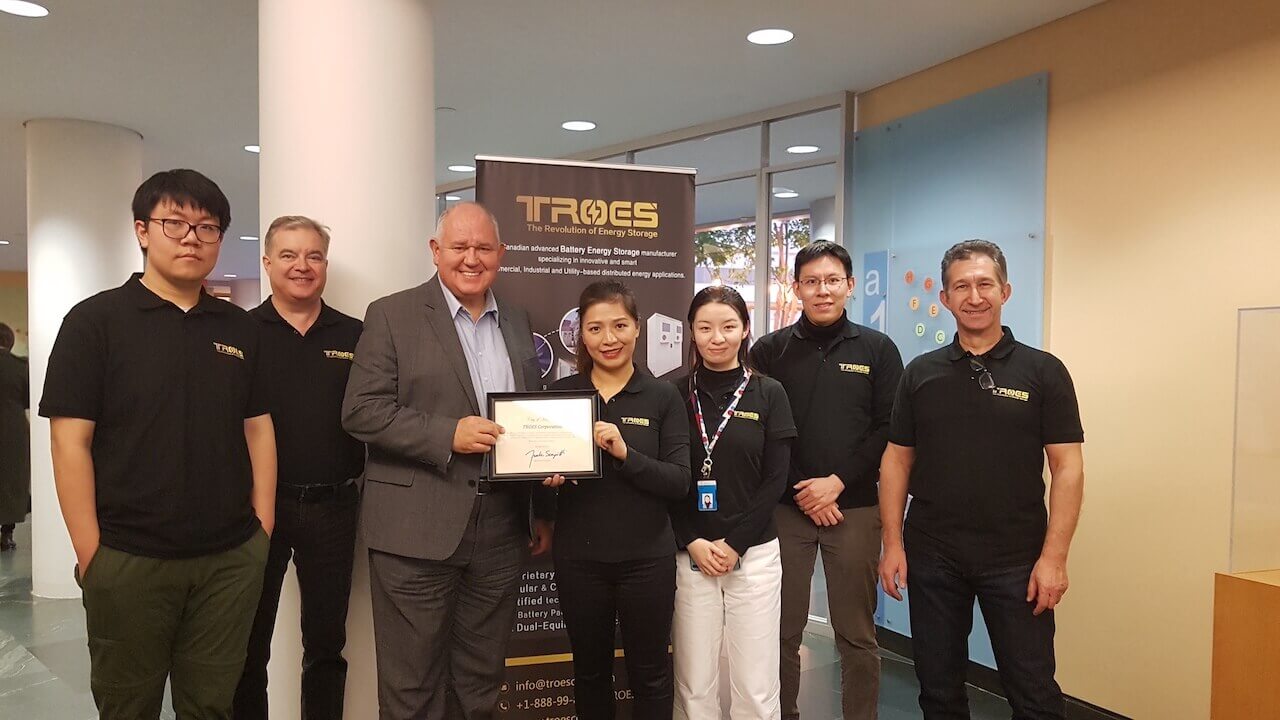 Frank Scarpitti, Mayor of Markham, Visits TROES - TROES Corp.